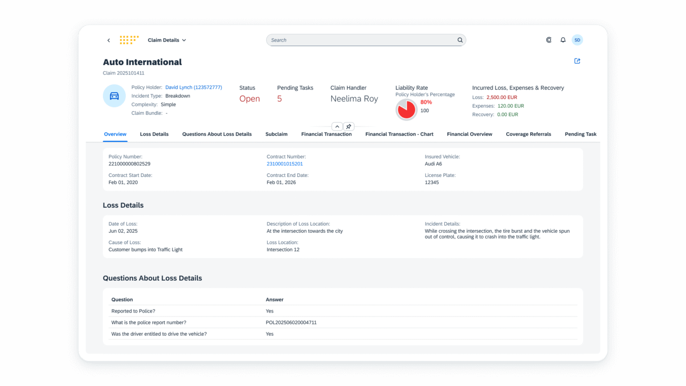 Modern, intelligent claims management | SAP Fioneer