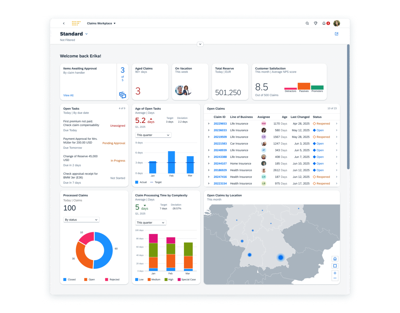 Modern, intelligent claims management | SAP Fioneer