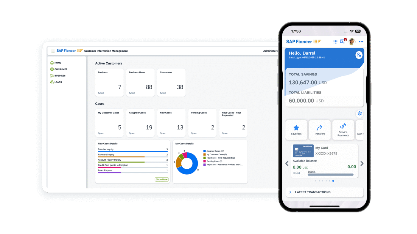 Digital And Core Banking Made For Scale And Speed Sap Fioneer